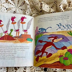 Vintage Children's Little Golden Book the Road Runner A Very Scary ...