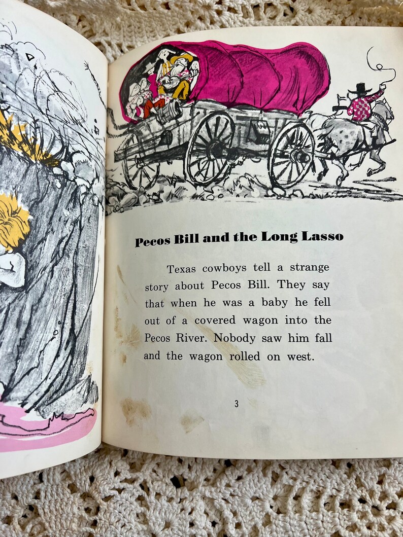 Pecos Bill and the Long Lasso by Elizabeth and Carl Carmer Hardcover ...