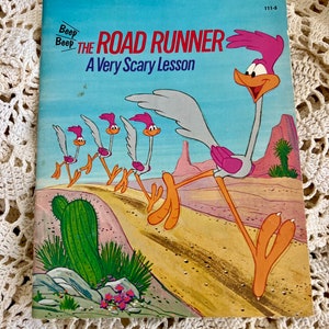 Vintage Children's Little Golden Book the Road Runner A Very Scary ...