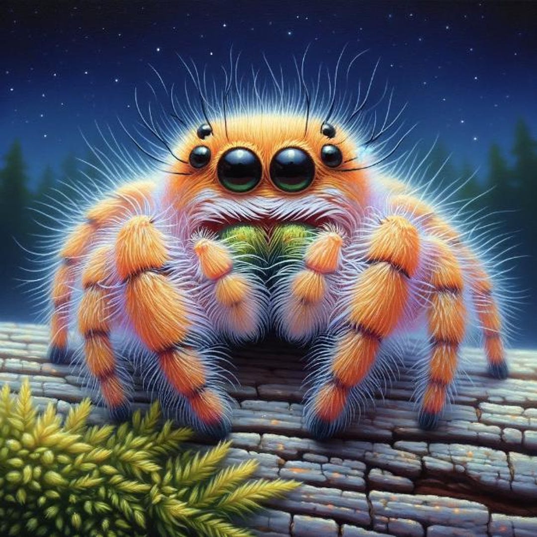 Custom Jumping Spider - Etsy