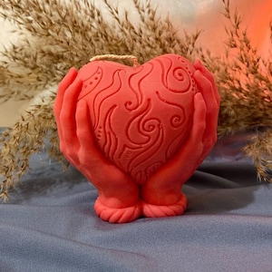 Hand Heart Candle, Handcrafted Soy Wax Candle, Gift for Home - Etsy