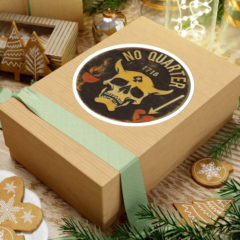 No Quarter Sticker / Pirate Flag / Pirate Icon / Blackbeard / Delirium ...