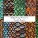 Reptile Scales Seamless Digital Paper | Reptile Scales Digital Patterns ...