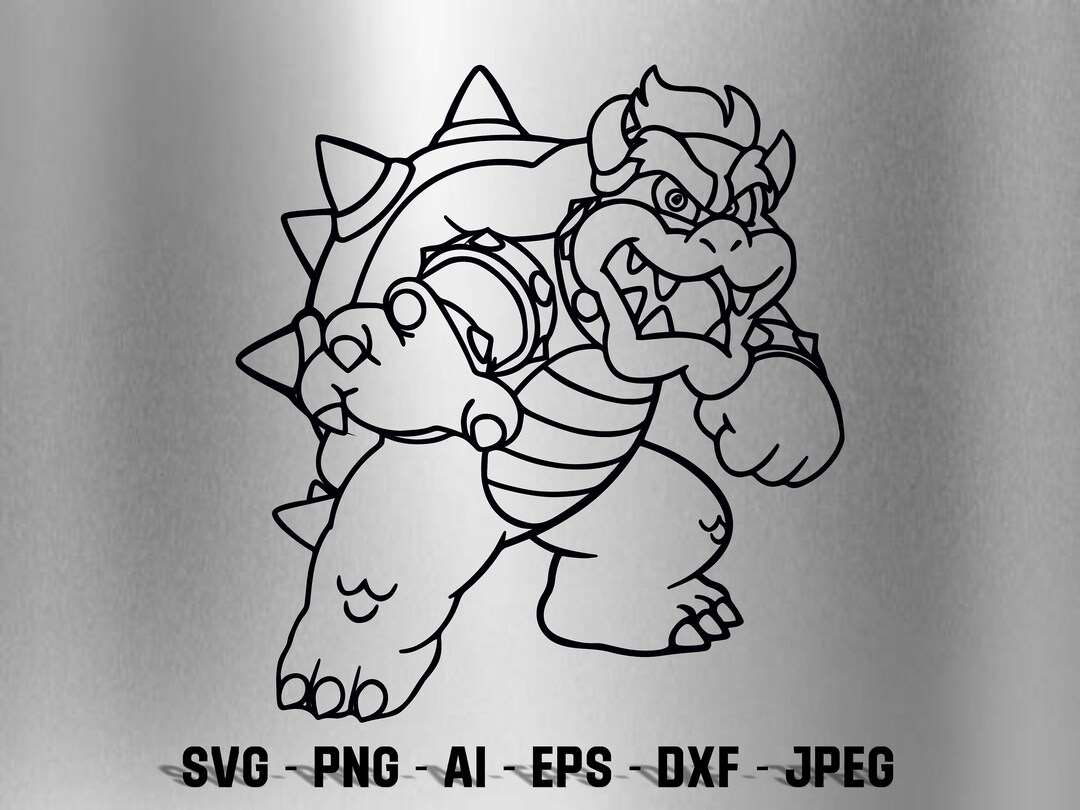 Bowser SVG, Instant Download, Svg Png Dxf, Cricut, Cameo, Silhouette ...