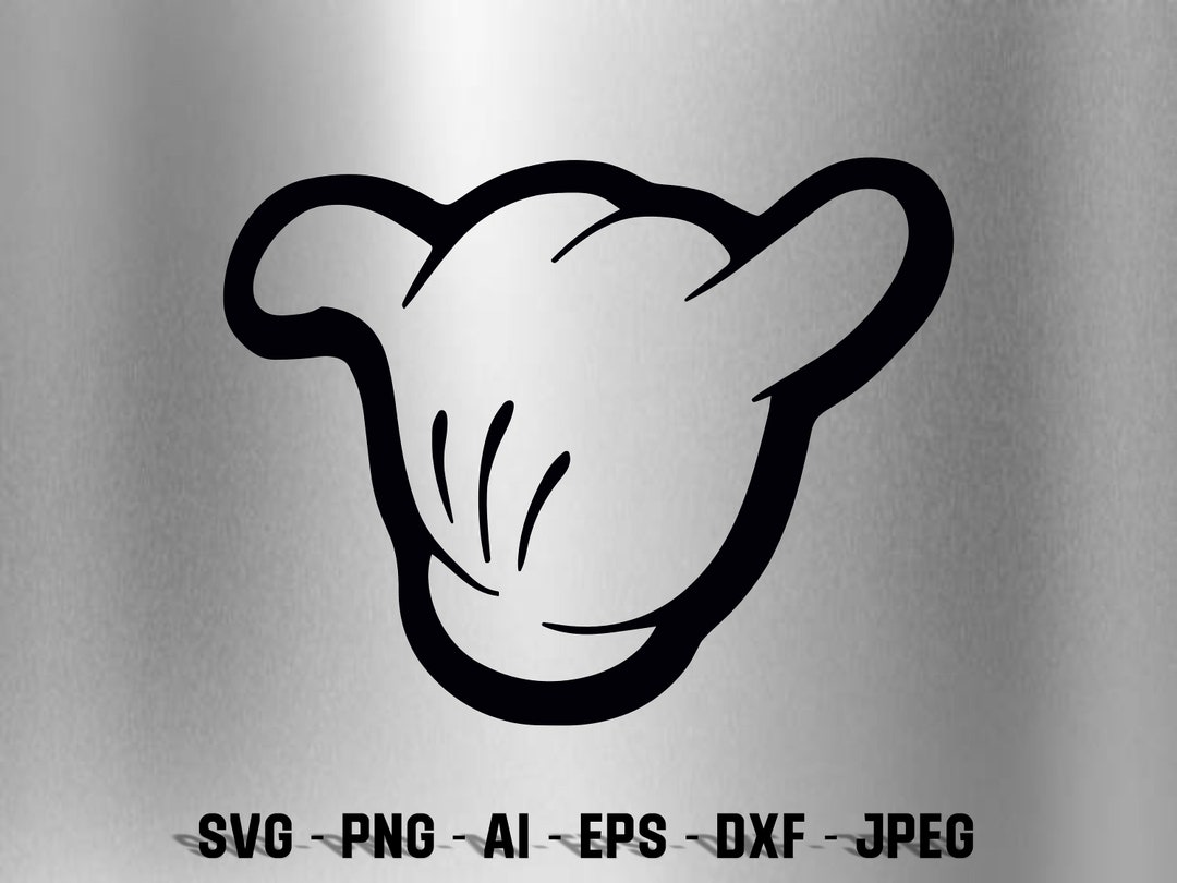Mickey Mouse Shaka Hand SVG para máquinas artesanales Cricut Cameo ...