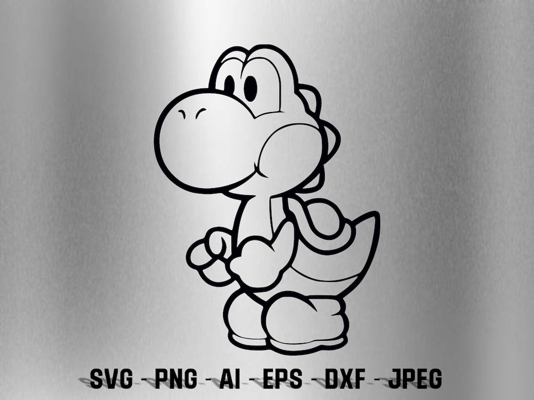 Yoshi Instant Digital Download SVG/DXF/PNG for Cricut, Cameo ...