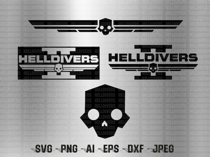 SVG Best Layered , Helldiver 2 SVG PNG for Cricut Logo Png Svg Pdf Helldiver 2 Digital Download ...