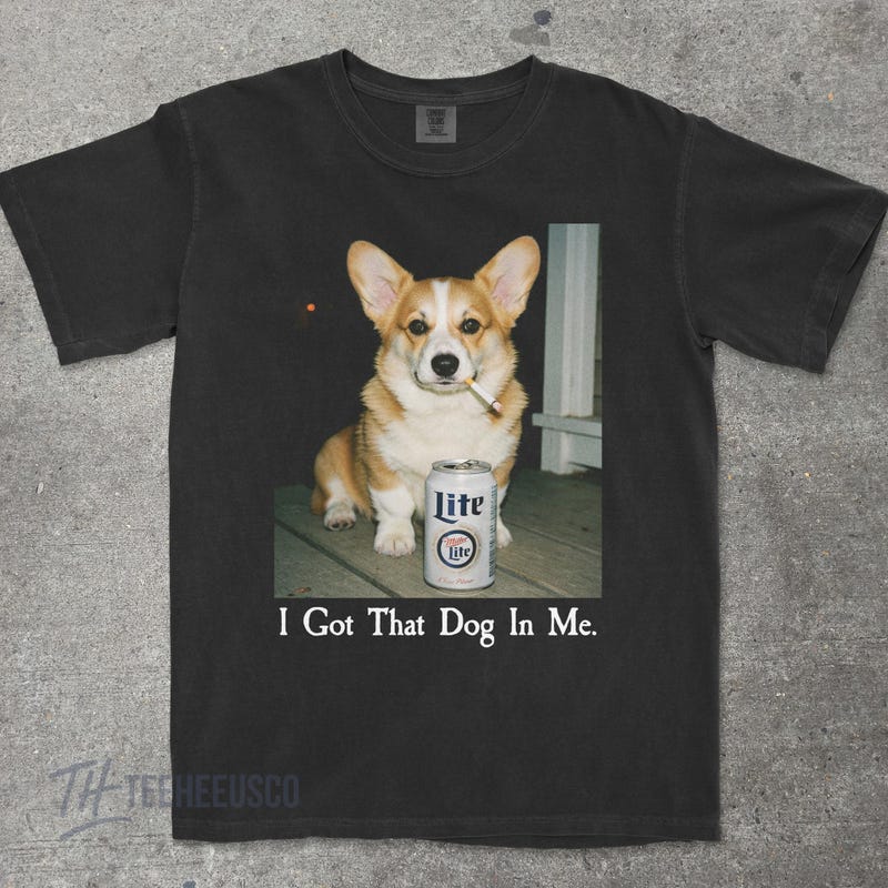 Funny Corgi Tee Shirt - Etsy
