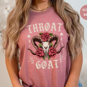 Throat Goat Funny Shirt, Inappropriate Shirts for Women, Gag Gift, Meme ...