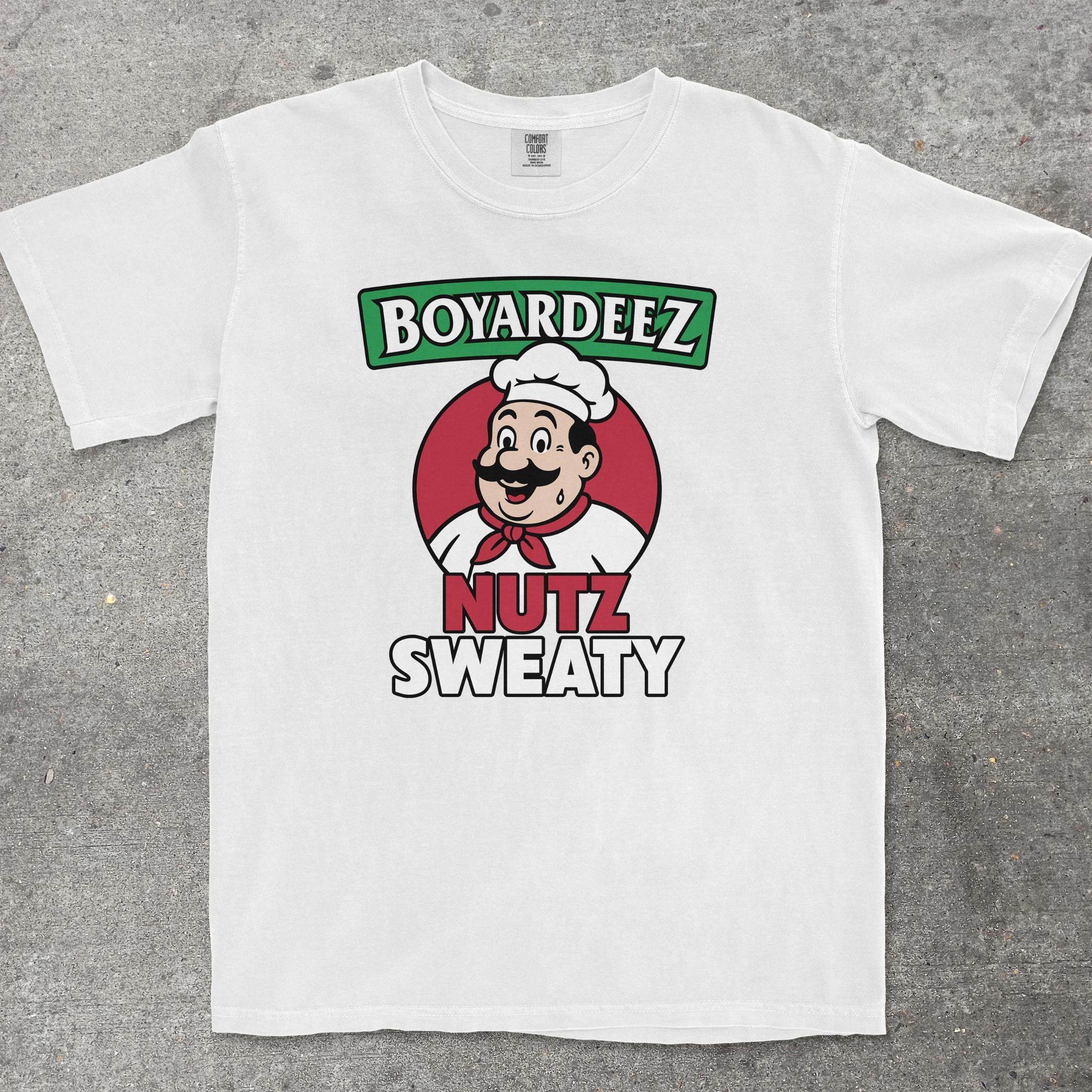 Boyardeez Nutz Sweaty T-shirt Comfort Colors Retro Meme Shirt ...