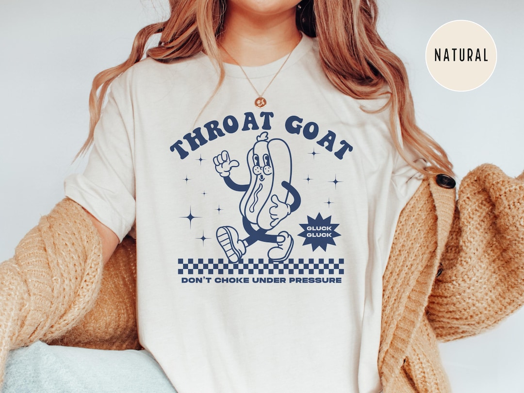 Throat Goat Shirt - Bold, Inappropriate T-shirt, Funny Gag Gift, Edgy ...