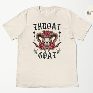 Throat Goat Funny Shirt, Inappropriate Shirts for Women, Gag Gift, Meme ...