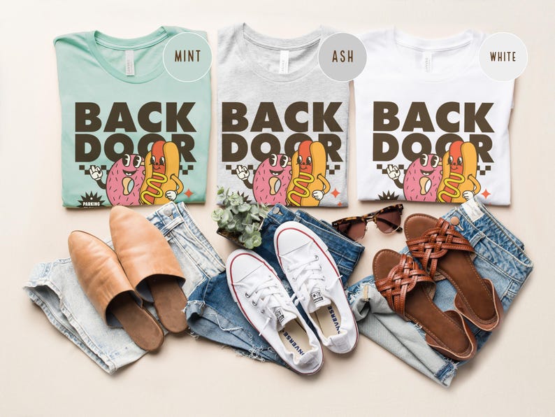 Backdoor Fun Door Shirt, Inappropriate Shirts for Women, Adult Humor ...