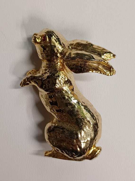elegant rabbit brooch - Gem