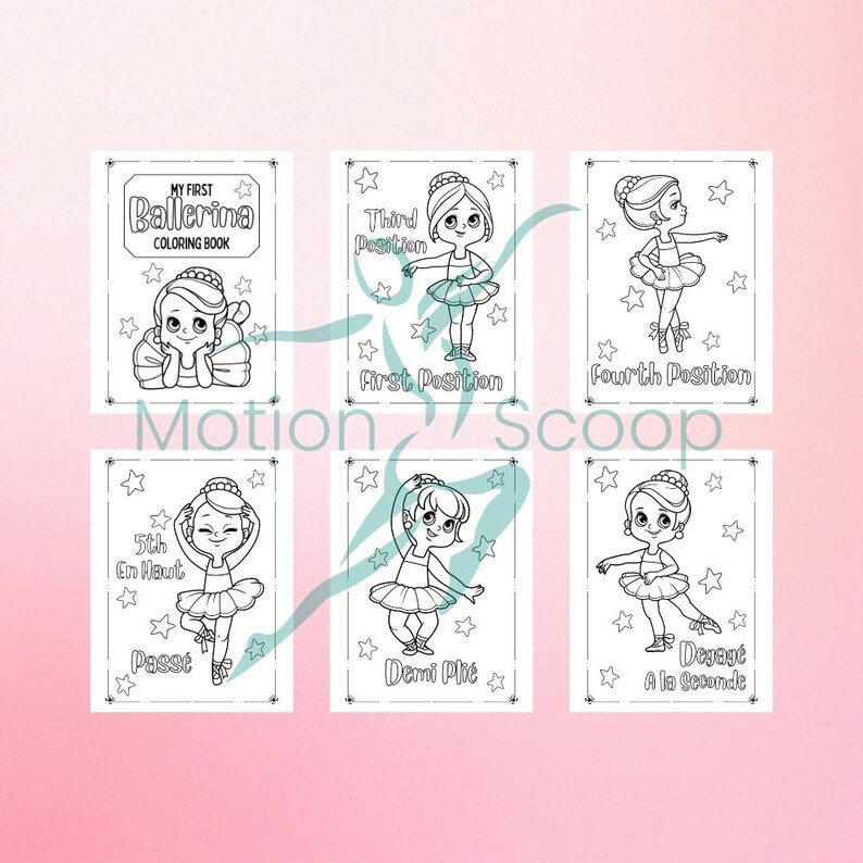 My First Ballerina Coloring Book, Ballet, Dancer, Tiny Dancer, Dance ...