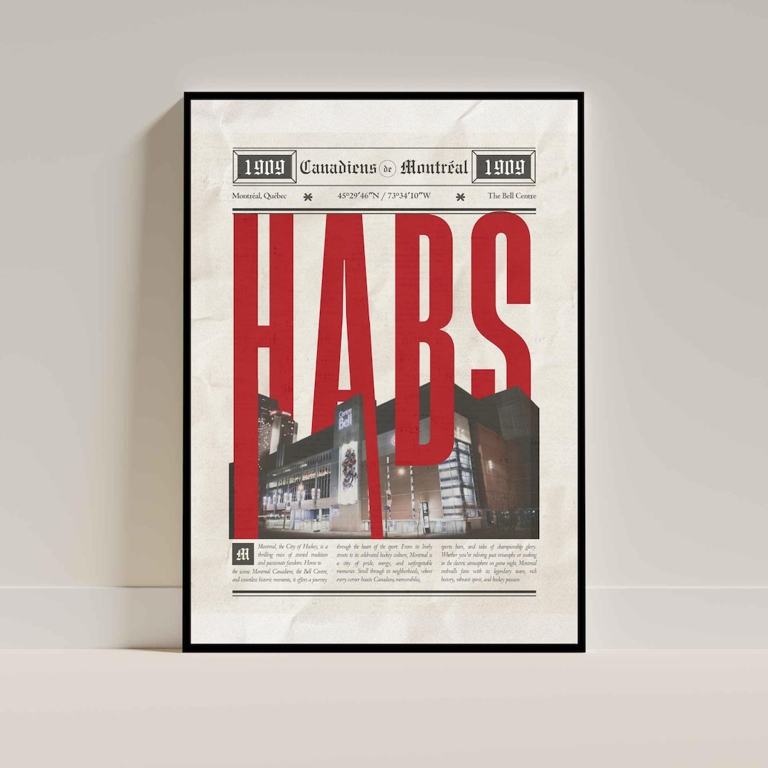 Digital Prints, Montreal Canadiens, Hockey, NHL Prints, Hockey Poster ...