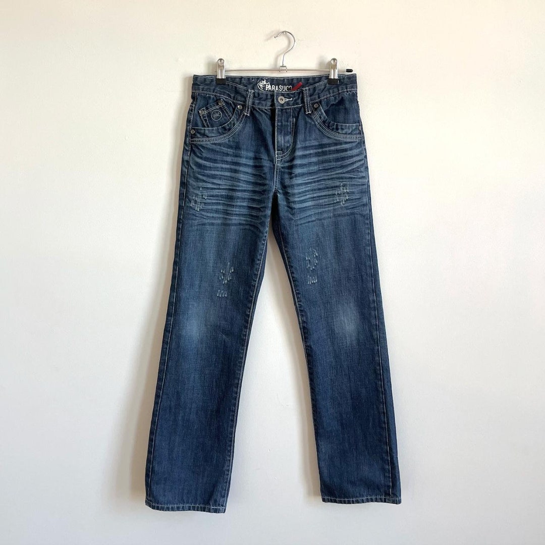 Parasuco Distressed Jeans Size 28 - Etsy