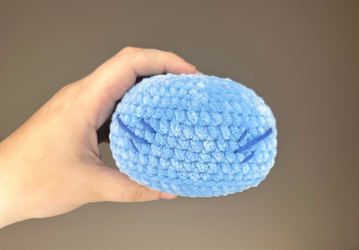 Demon Lord Slime Crochet Pattern | Crochet Beginner Pattern Blue Small ...