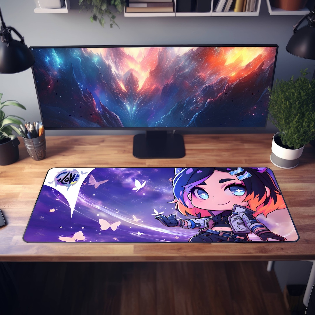 Chibi Clove Valorant Desk Mat: Adorable Gaming Decor - Etsy