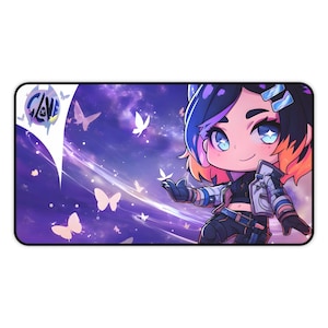 Chibi Clove Valorant Desk Mat: Adorable Gaming Decor - Etsy