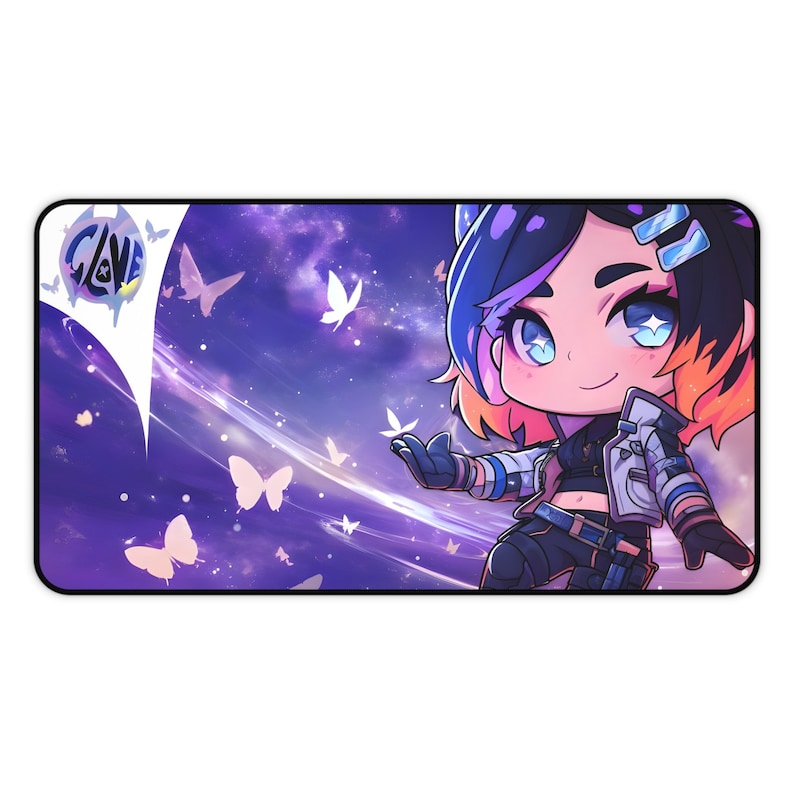 Chibi Clove Valorant Desk Mat: Adorable Gaming Decor - Etsy
