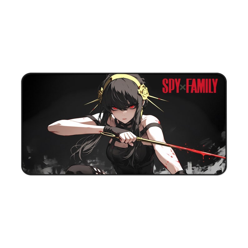 Yor Forger Desk Mat: Spy X Family Anime Gaming Decor - Etsy