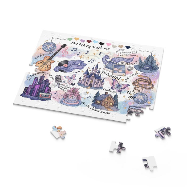 Swifty Era Icon Puzzle: Taylor Album Art (120/252/500-piece) - Etsy