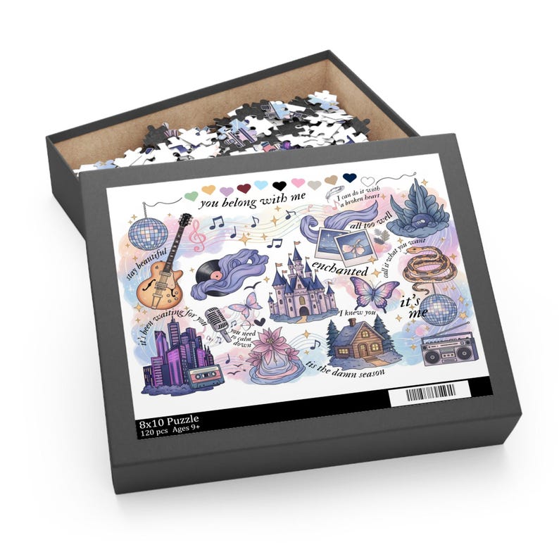 Swifty Era Icon Puzzle: Taylor Album Art (120/252/500-piece) - Etsy