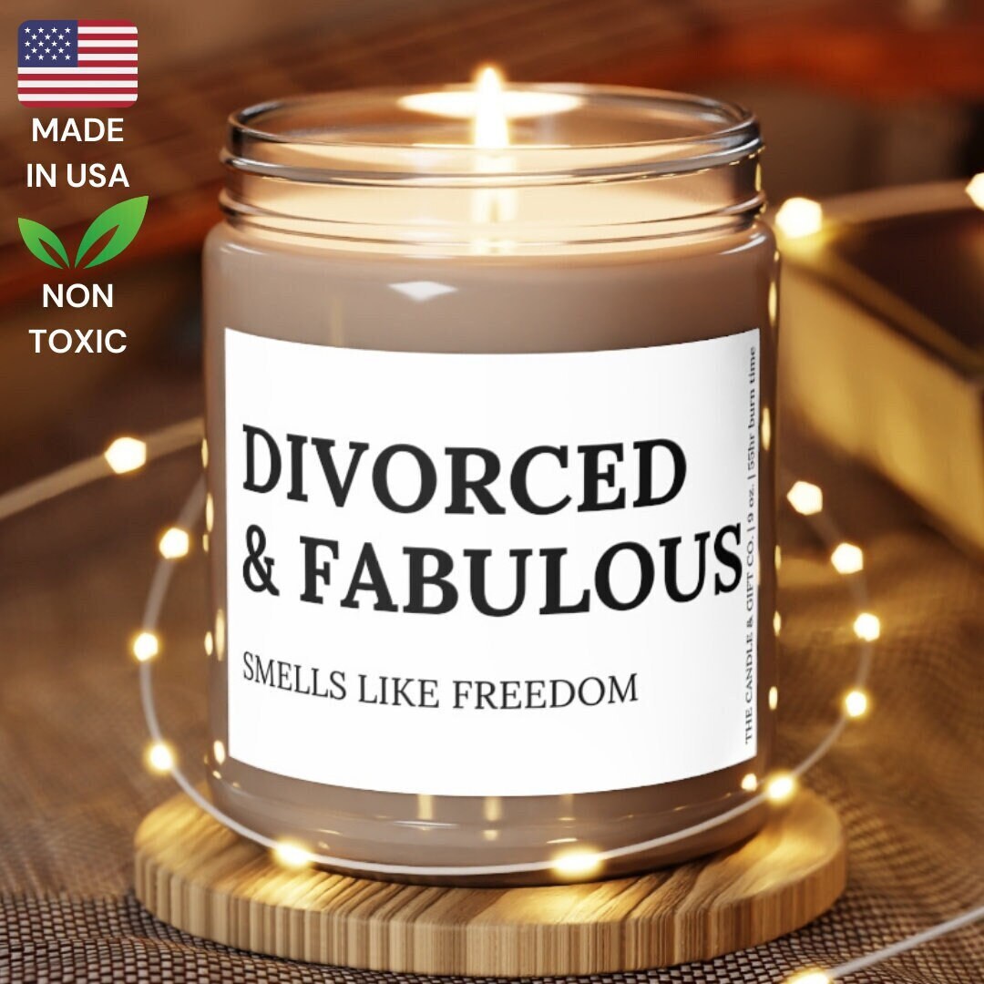 9 Oz. Divorced & Fabulous Divorce Party Gift for Divorced Celebrating ...
