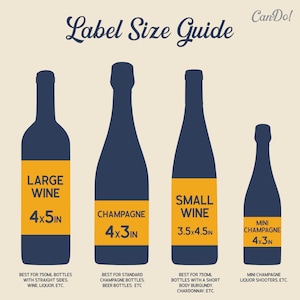 Graduation Wine Bottle Label Personalized Gift for the Class of 2024 or ...