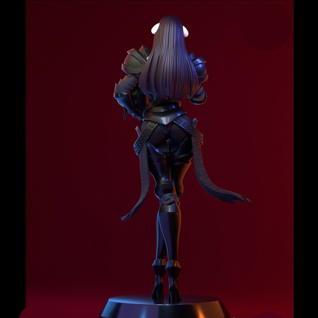 Albedo Succubus Overlord 3D printing High-Quality STL Printer ready ...