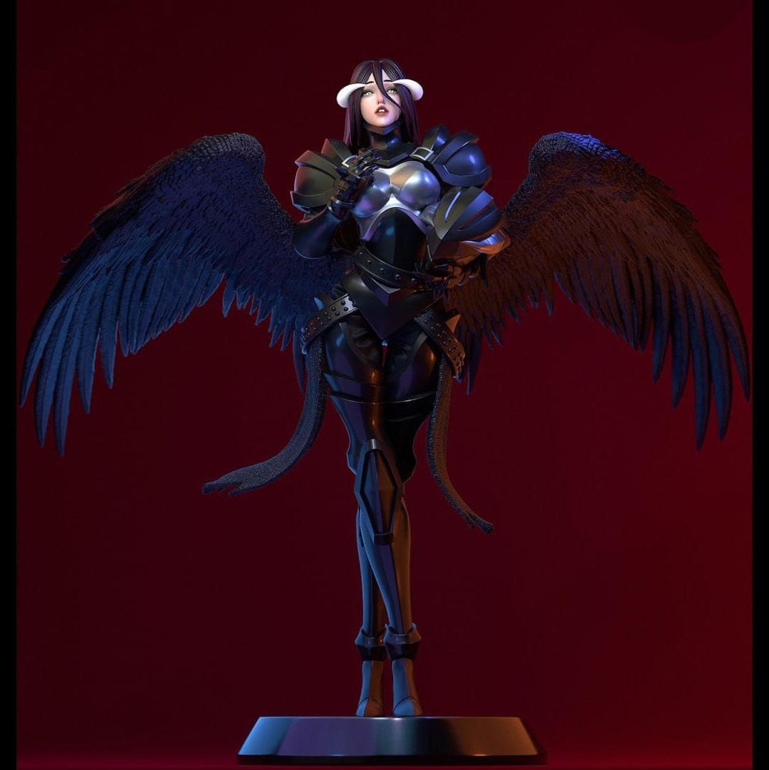 Albedo Succubus Overlord 3D printing High-Quality STL Printer ready ...