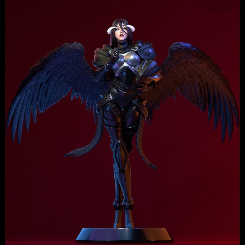 Albedo Succubus Overlord 3D printing High-Quality STL Printer ready ...