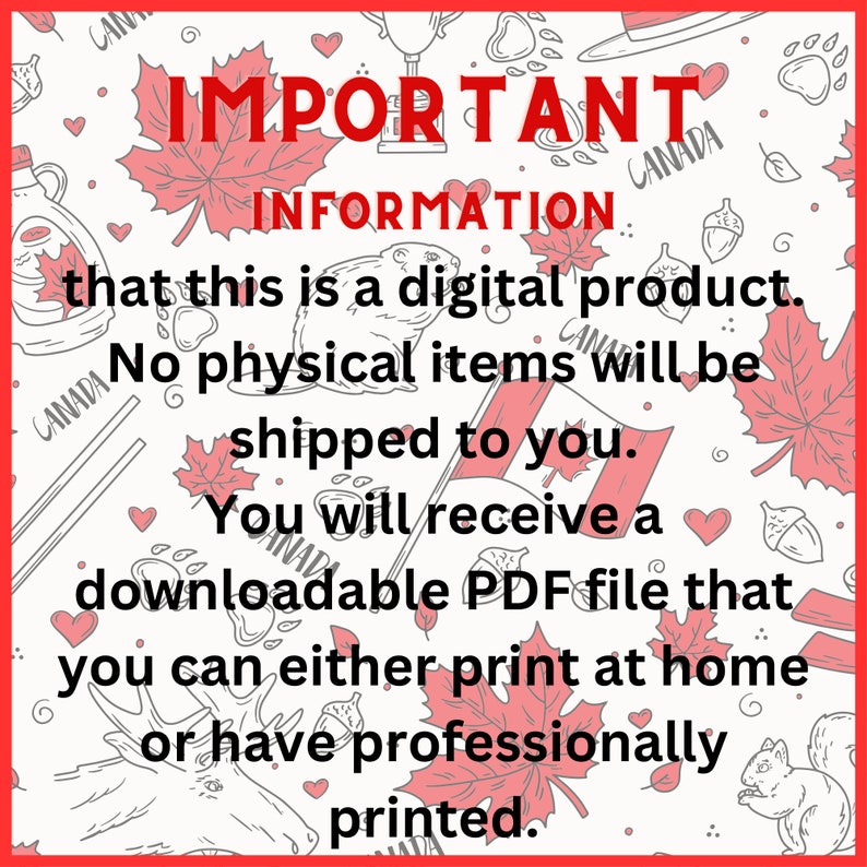 Canada Day Trivia Questions Printable History Quiz Fun Canada Day Games ...