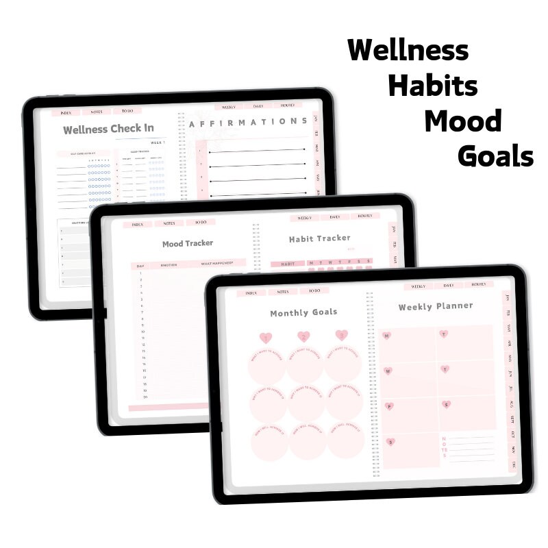 Goal Planner Bundle 2024 Goals Tracker Smart Goal Setting Kit New