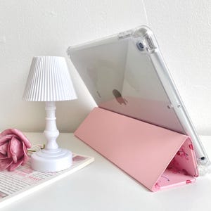 Pink Cherry Bow iPad Case With Pencil Holder, Coquette Aesthetic - Etsy