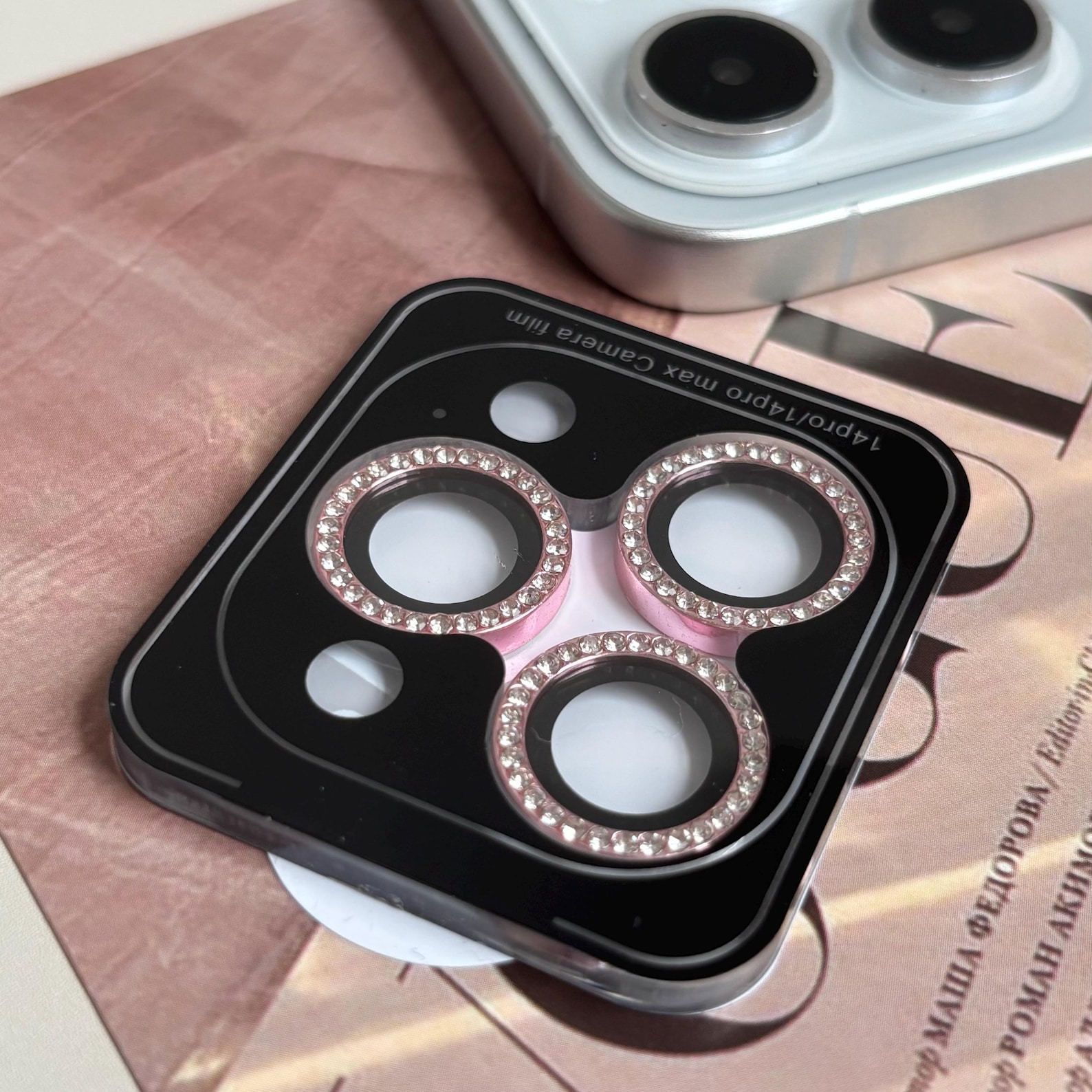 Diamond Rhinestone iPhone 17 Camera Lens Protector: Bling Cover - Etsy