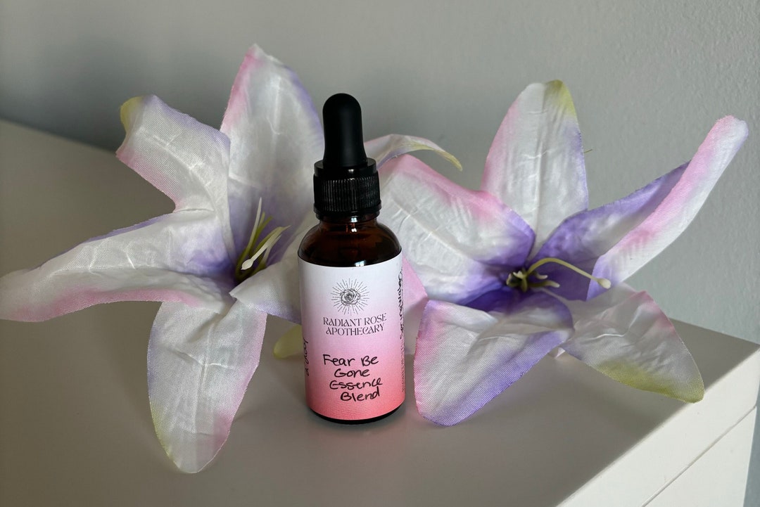 Fear Be Gone Flower and Crystal Essence Blend With Valerian, Rock Rose ...