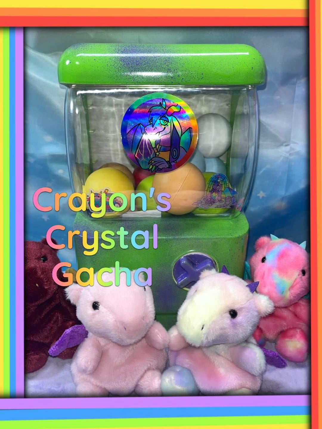 Crayon's Crystal Gacha - Etsy