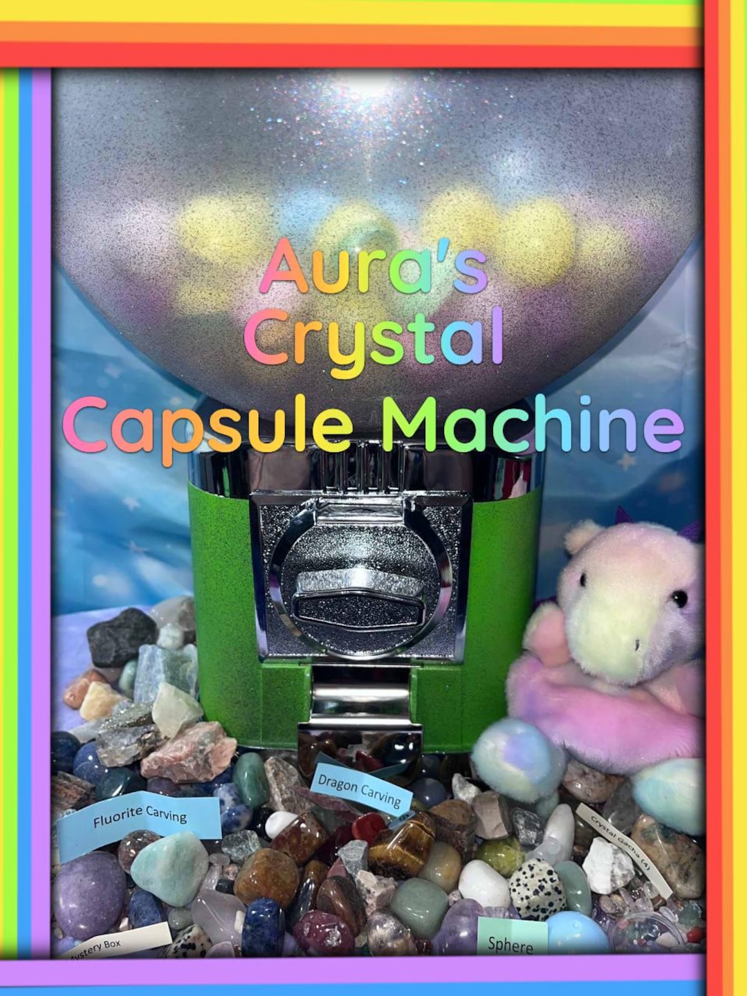 Aura's Crystal Capsule Machine - Etsy