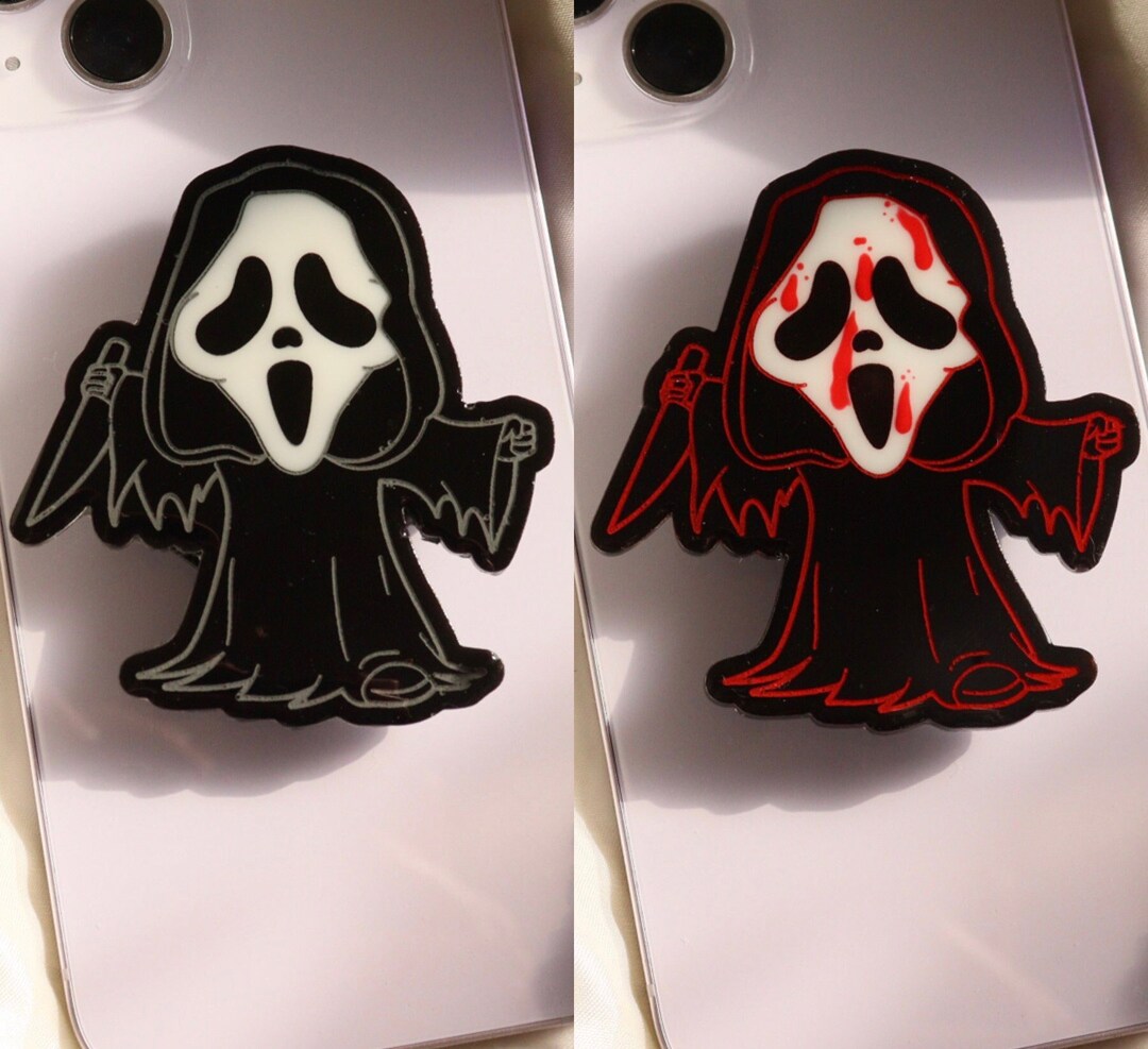 Ghostface Scream Phone Grip Slasher Film Phone Stand Classic Horror ...