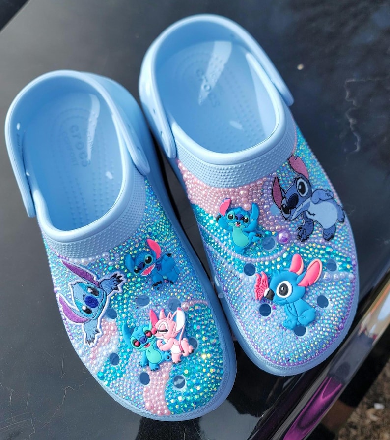 Women Customized " Stitch " Crocs - Etsy