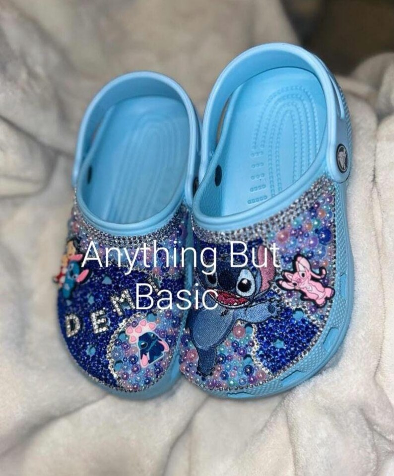 Youth Custom Crocs " Lilo & Stitch " - Etsy