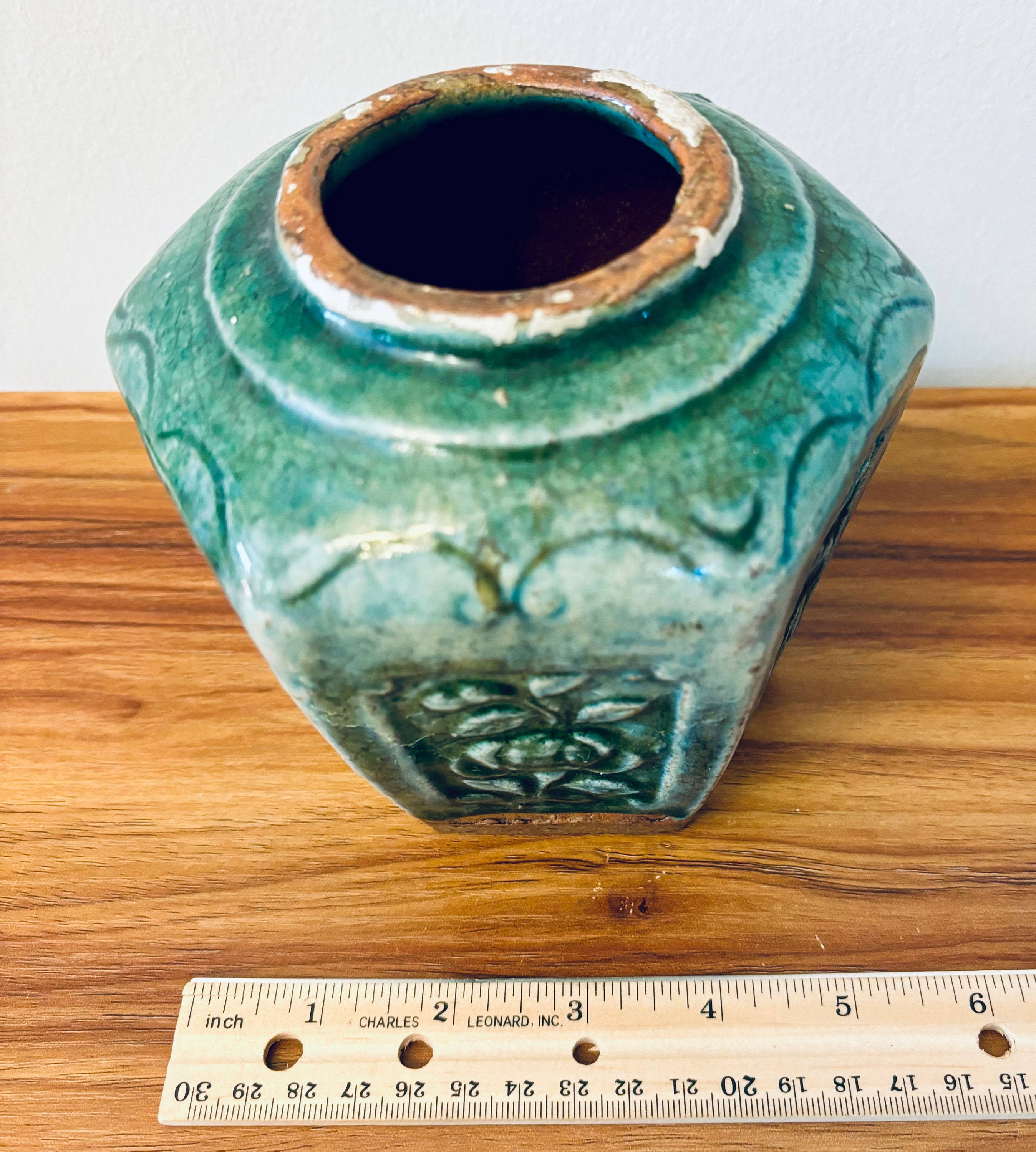 Antique 19th Century Shiwan Pottery Chinese Ceramic Ginger Jar With ...