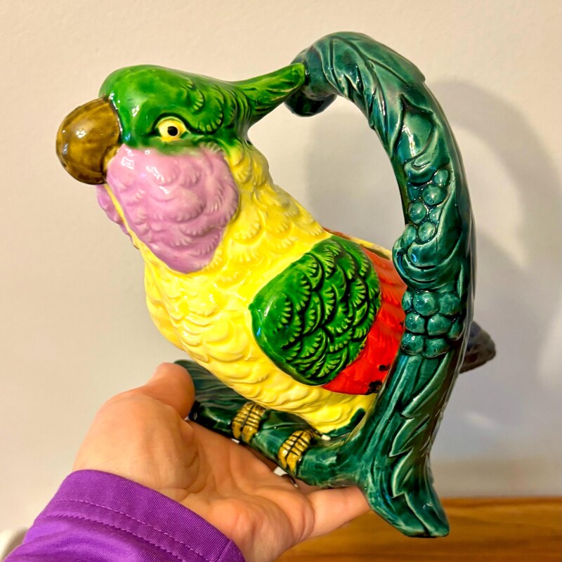 Hanging Parrot Pot - Etsy