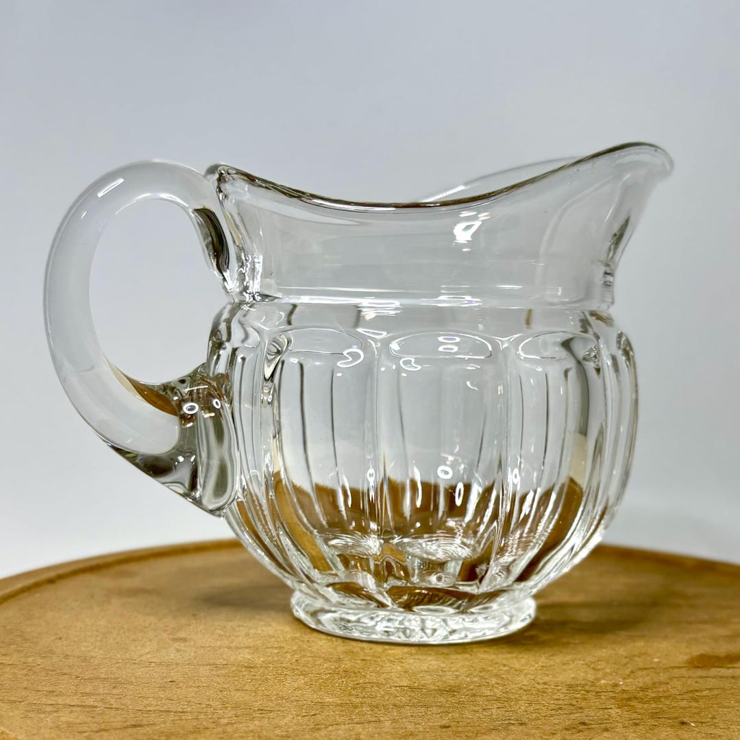 Vintage Heisey Colonial Clear Glass Pitcher – Puritan Pattern (1930s ...
