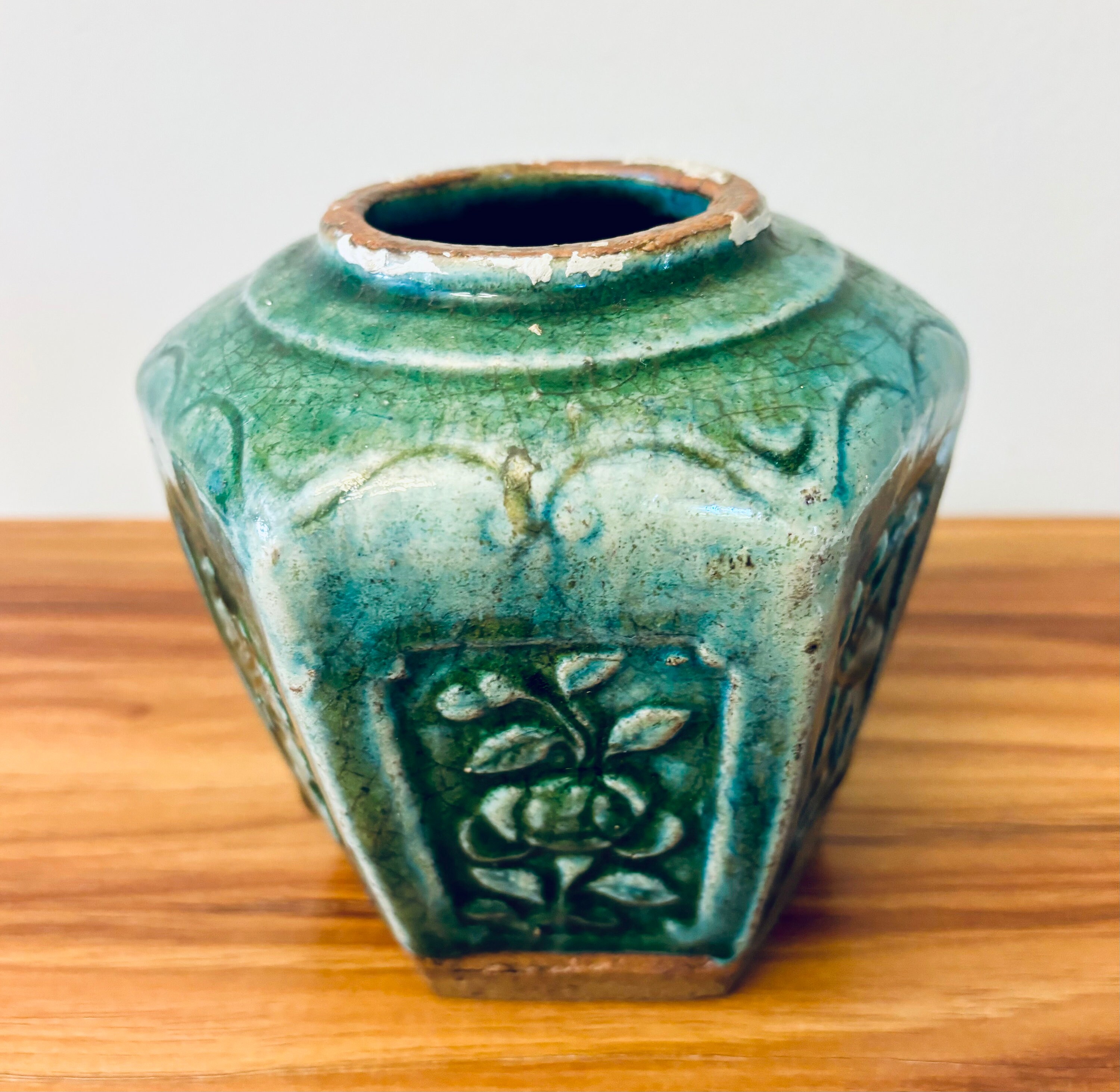 Antique 19th Century Shiwan Pottery Chinese Ceramic Ginger Jar With ...