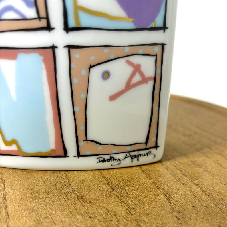 Rosenthal Studio-line Dorothy Hafner Vase | 1980s Postmodern Porcelain ...