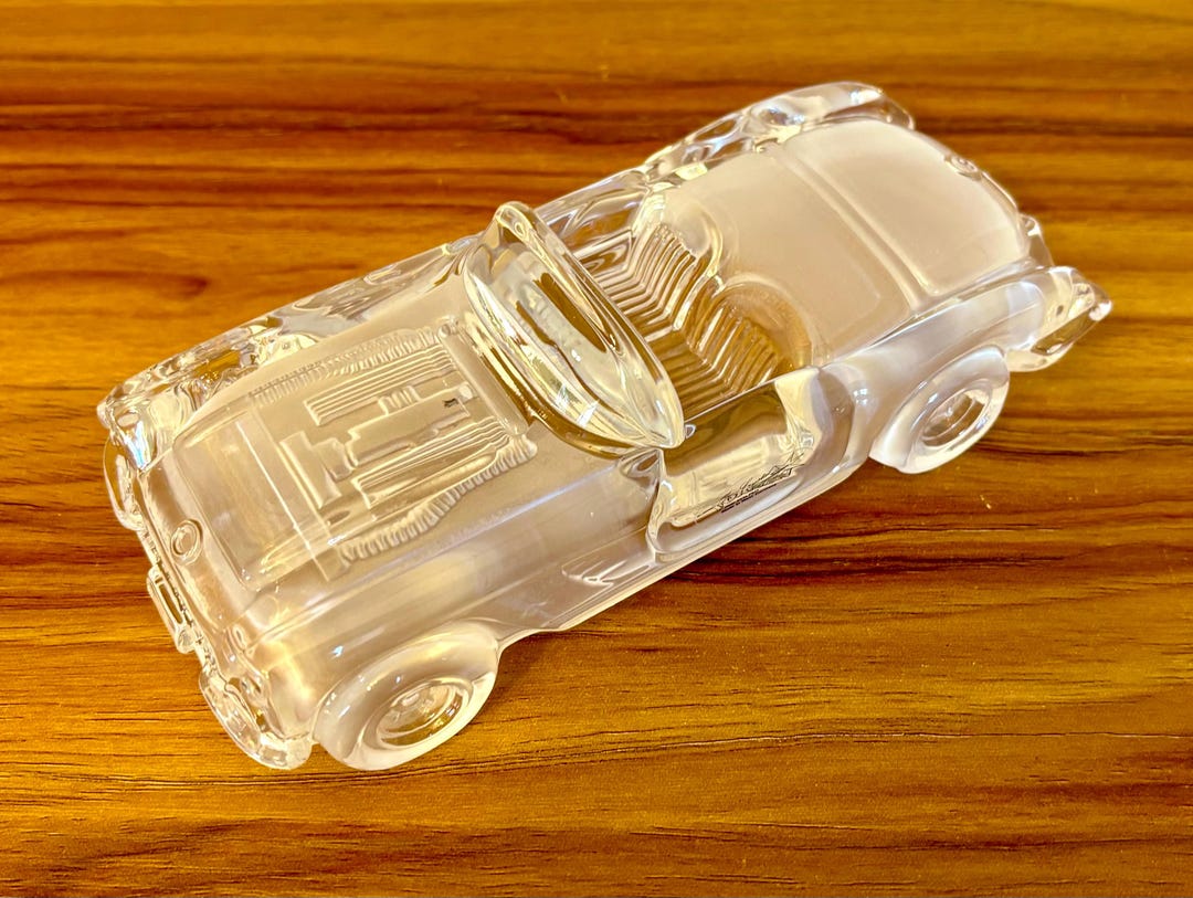 Vintage 1958 Corvette Stingray Crystal Convertible Hofbauer MCM German ...