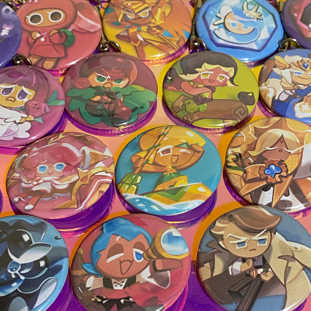 Cookie Run Kingdom CRK Pinback Buttons and Keychains - Etsy
